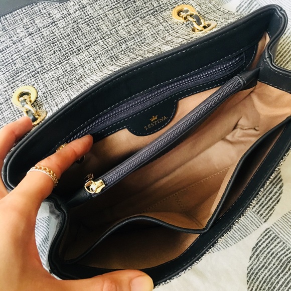 j estina | Bags | J Estina Chain Shoulder Bag | Poshmark